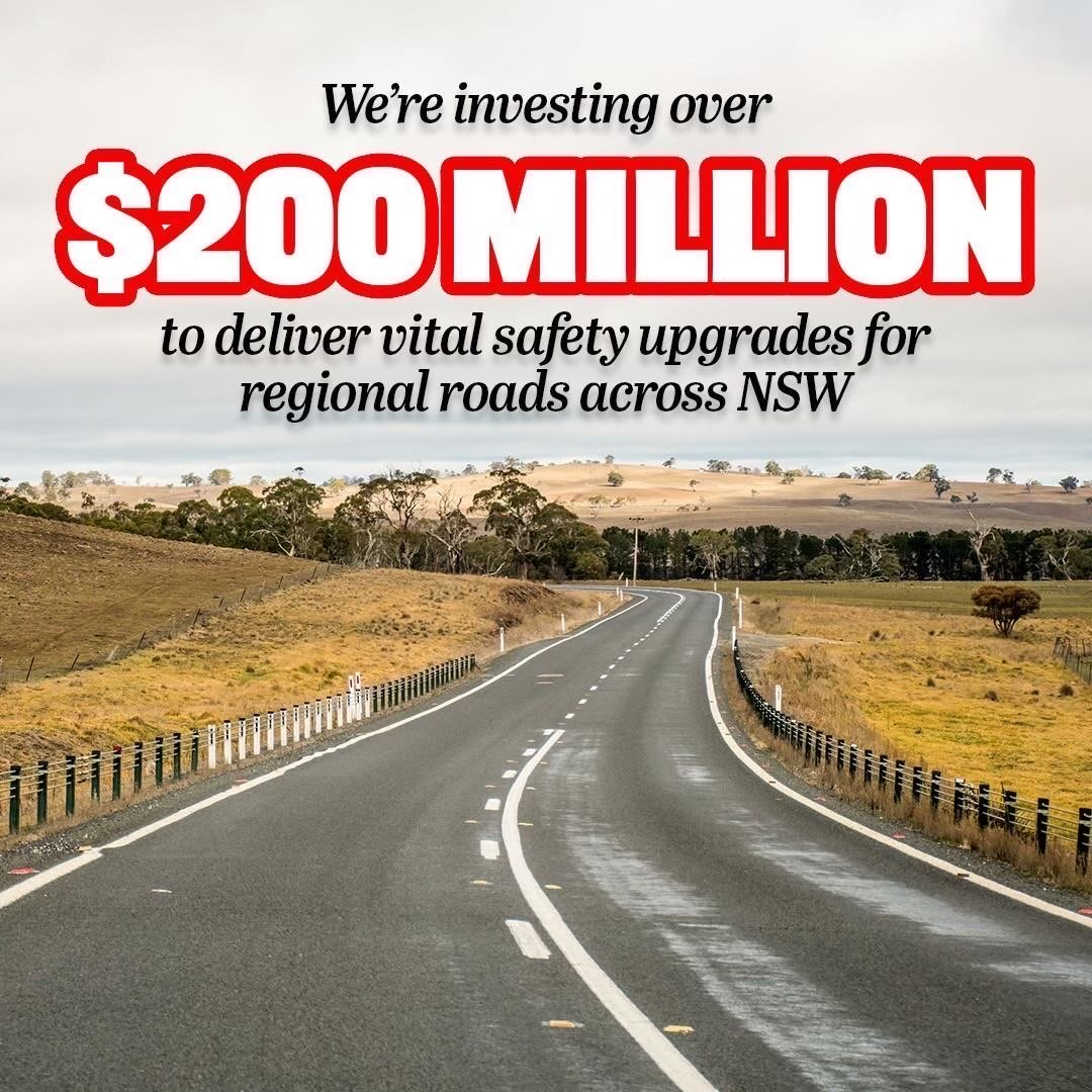 Media release - $200 million to improve regional road safety
